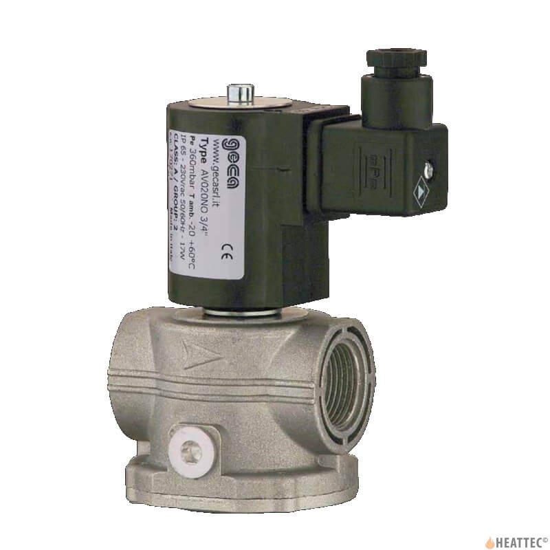 Geca gas valve fast opening (high capacity) - Heattec® Webshop